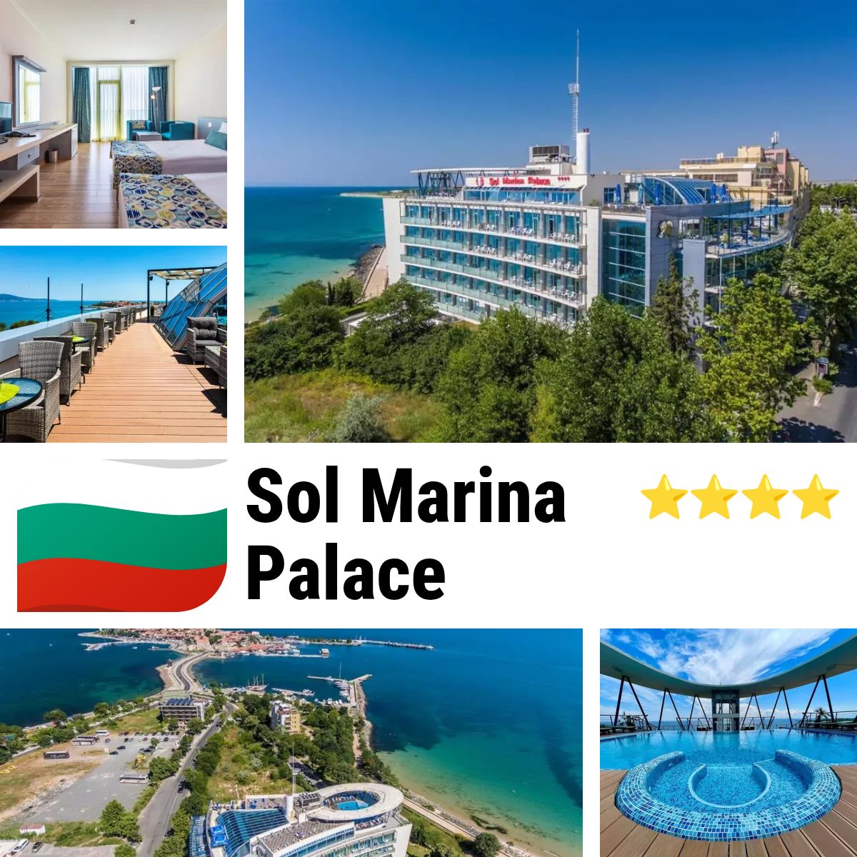 Sol Marina Palace (4* Hotel) - Nessebar - Bulharsko - BG