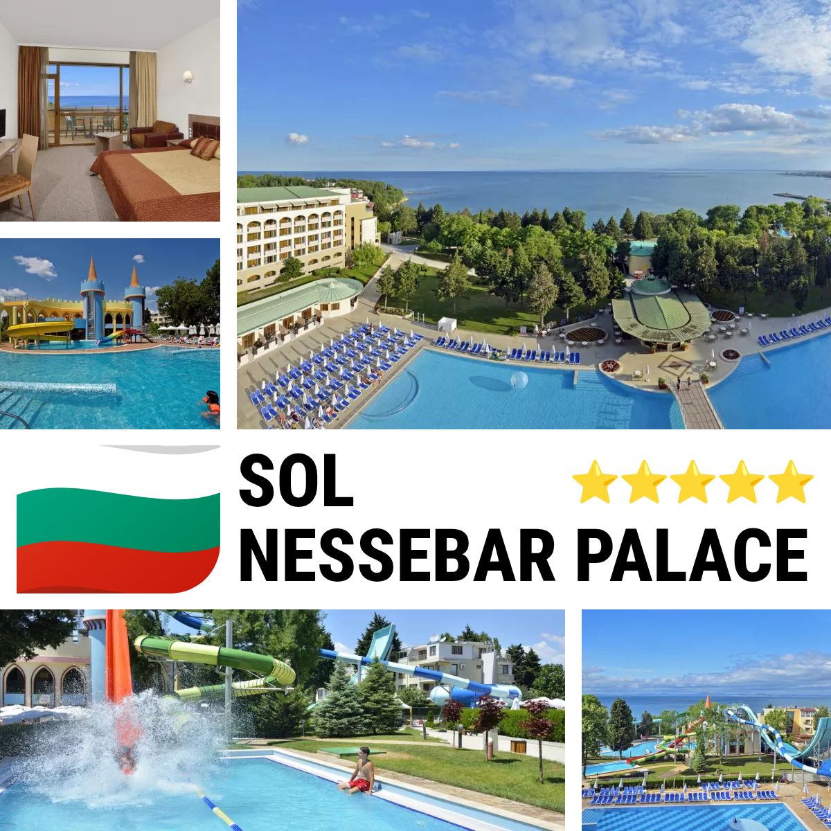 SOL NESSEBAR PALACE (5* Hotel) - Nessebar - Bulharsko - BG