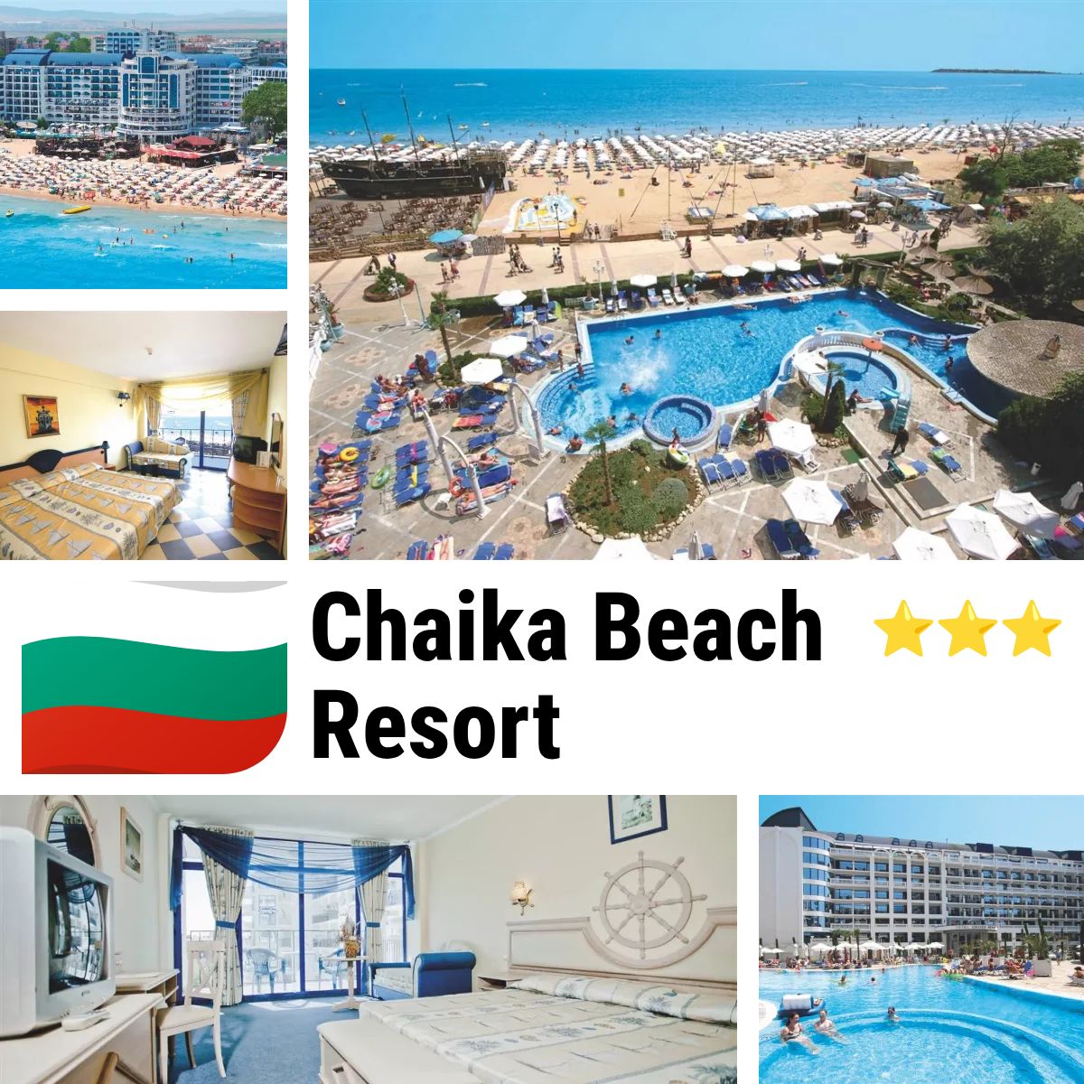 Chaika Beach Resort (3* Hotel) - Slnečné pobrežie - Bulharsko - BG