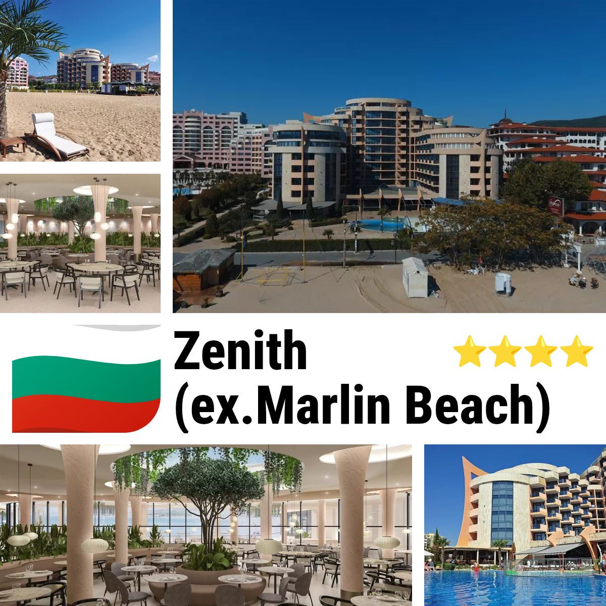 Zenith (ex.Marlin Beach) (4* Hotel) - Slnečné pobrežie - Bulharsko - BG