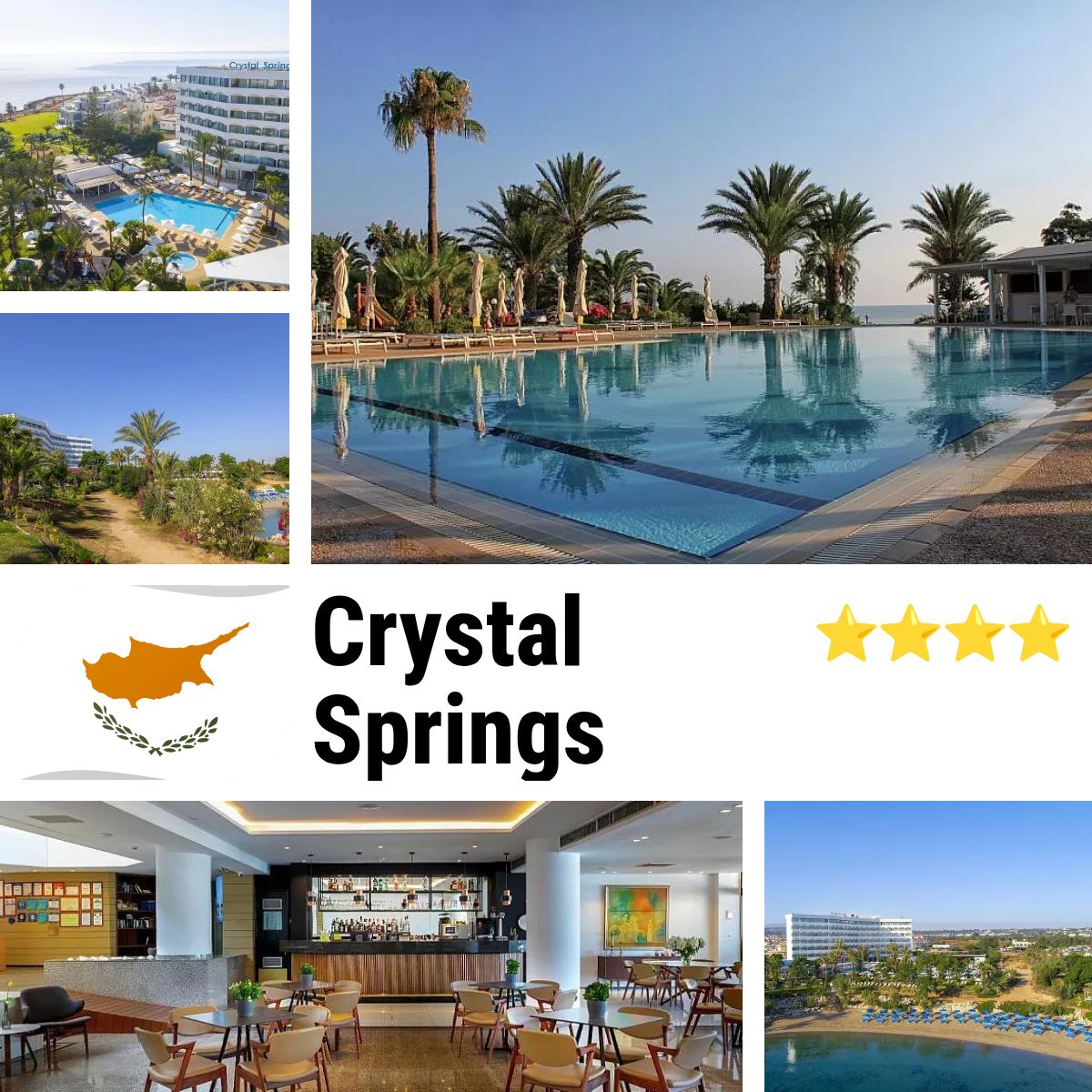 Crystal Springs (4* Hotel) - Protaras - Južný Cyprus - CY