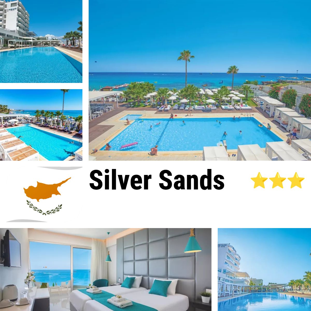 Silver Sands (3* Hotel) - Protaras - Južný Cyprus - CY