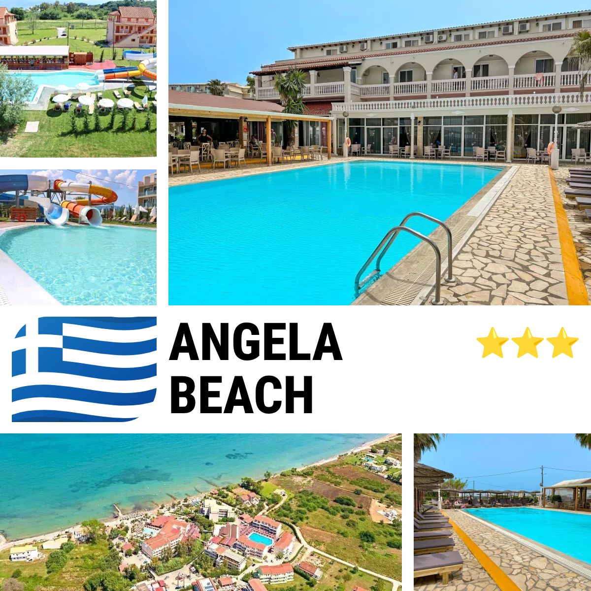ANGELA BEACH (3* Hotel) - Roda - Korfu - GR