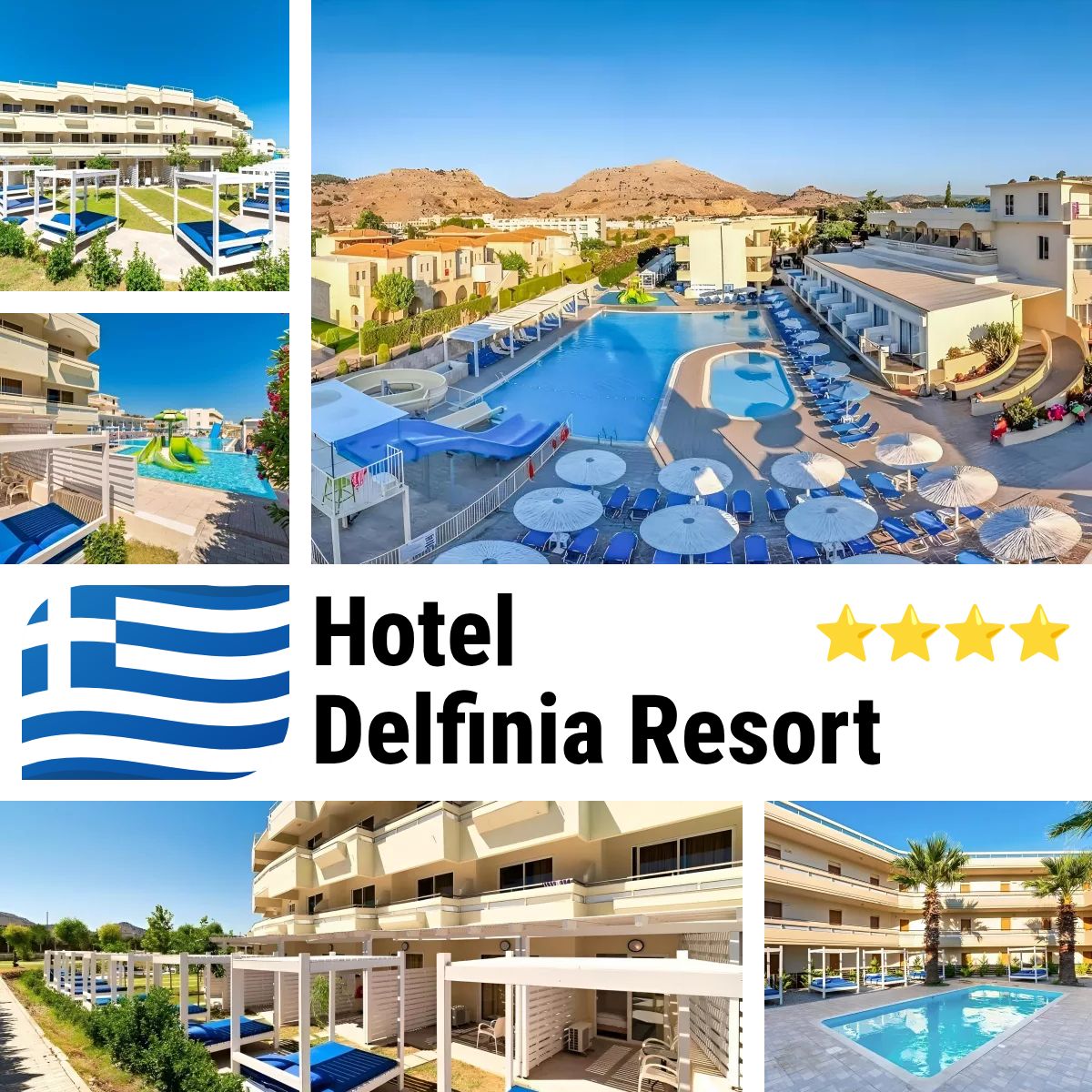 Hotel Delfinia Resort (4*) - Kolymbia - Rhodos - GR