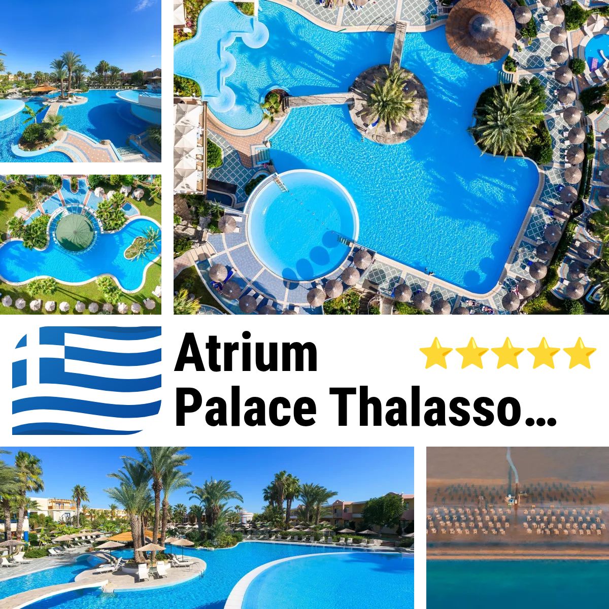 Atrium Palace Thalasso Spa Resort & Villas (5* Hotel) - Lindos - Rhodos ...