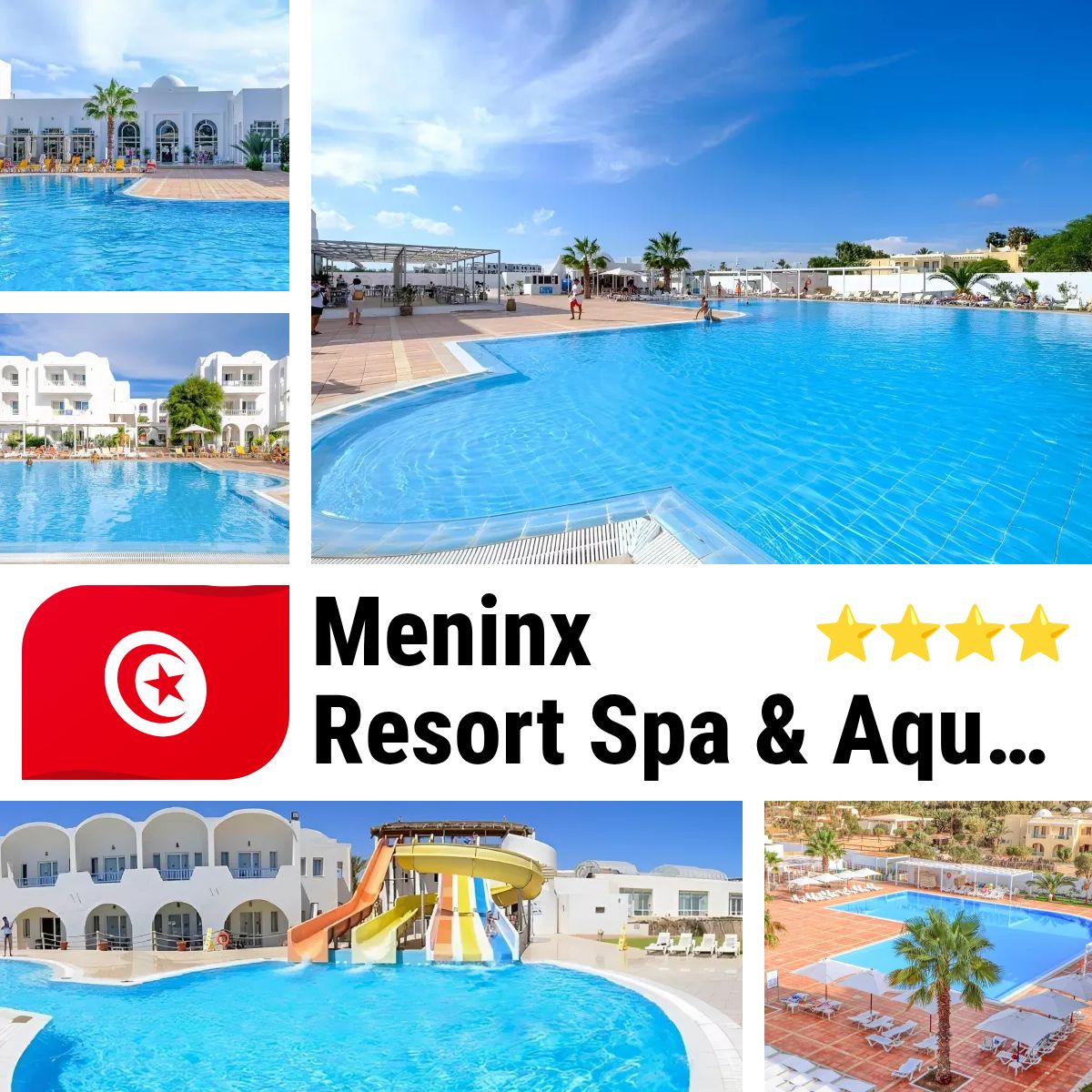 Meninx Resort Spa & Aqua Park (4* Hotel) - Midoun - Djerba - TN
