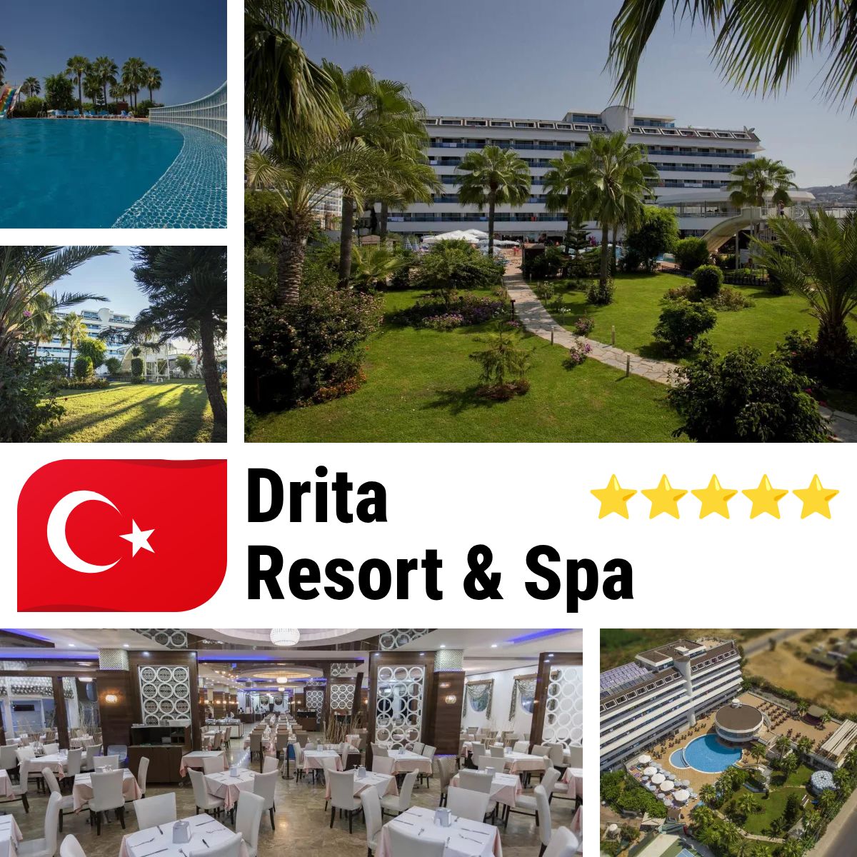 Drita Resort & Spa (5* Hotel) - Mahmutlar - Alanya - TR