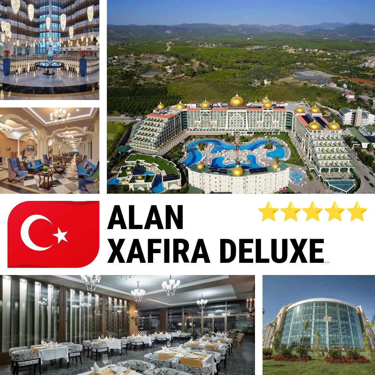 ALAN XAFIRA DELUXE RESORT & SPA (5* Hotel) - Turkler - Alanya - TR