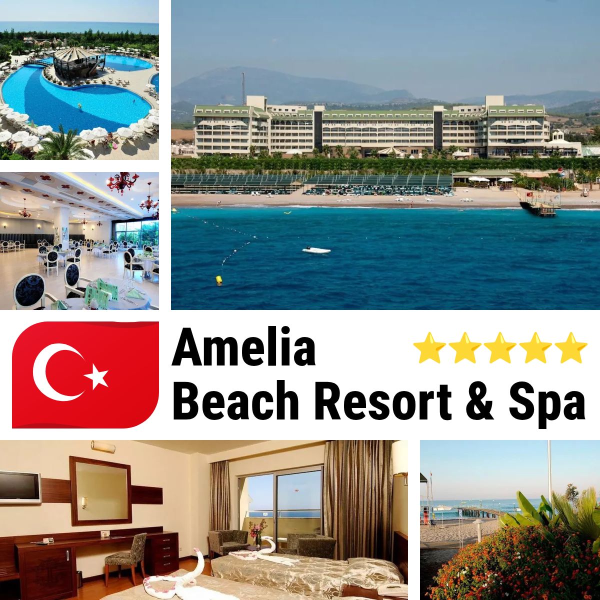 Amelia Beach Resort & Spa (5* Hotel) - Kizilot - Side - TR