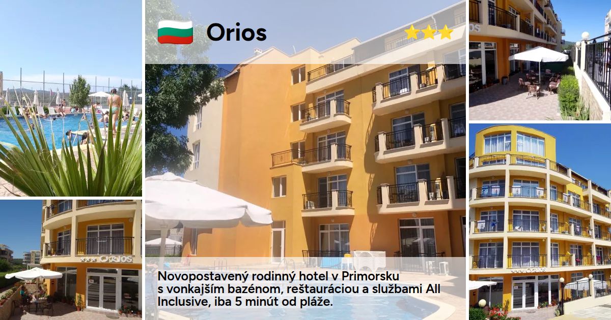 Orios (3* Hotel) - Primorsko - Bulharsko - BG