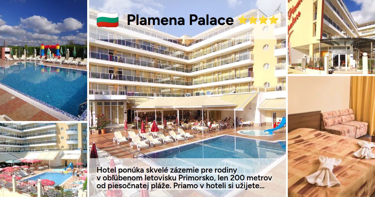 Plamena Palace (4* Hotel) - Primorsko - Bulharsko - BG