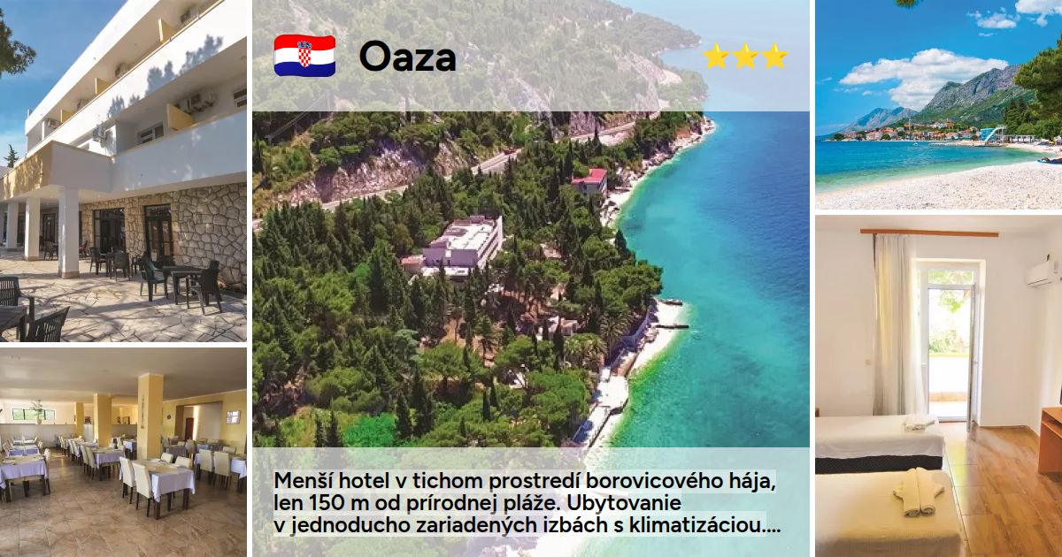 Oaza (3* Hotel) - Gradac - Stredná Dalmácia - Makarská riviéra - HR