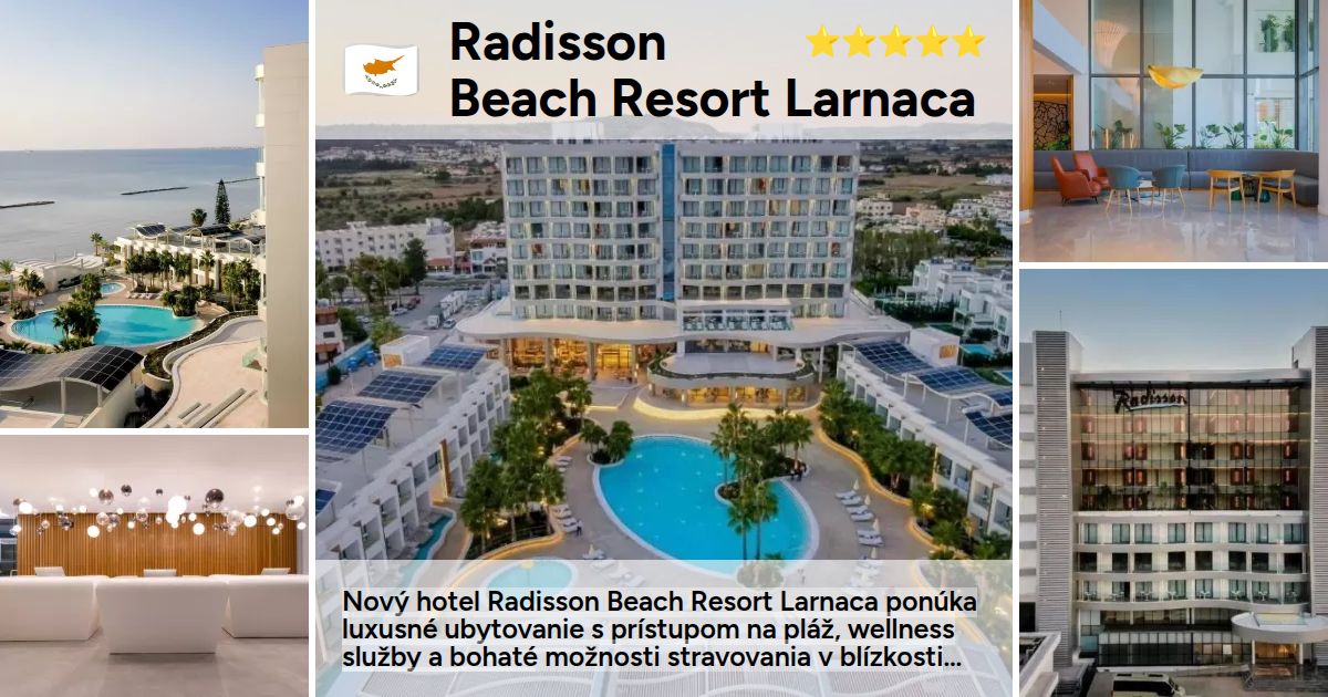 Radisson Beach Resort Larnaca (5* Hotel) - Larnaka - Južný Cyprus - CY