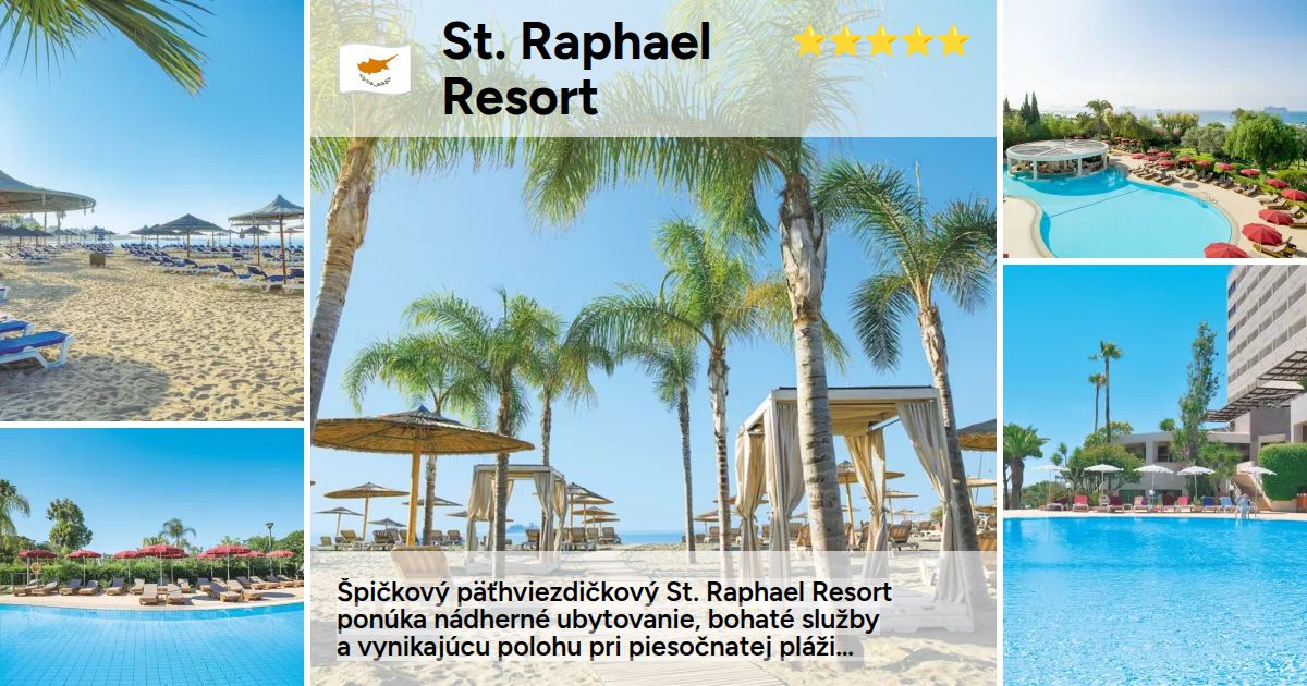 St. Raphael Resort (5* Hotel) - Limassol - Južný Cyprus - CY