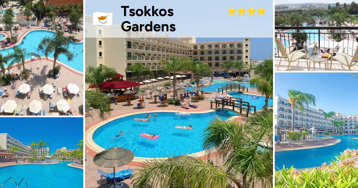 Tsokkos Gardens (4* Hotel) - Protaras - Južný Cyprus - CY