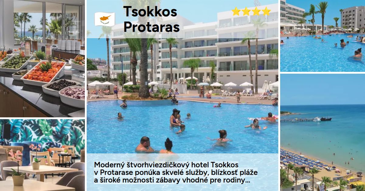 Tsokkos Protaras (4* Hotel) - Protaras - Južný Cyprus - CK Turancar