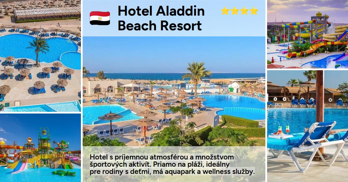 Hotel Aladdin Beach Resort (4*) - Hurghada - Egypt - CK Čedok