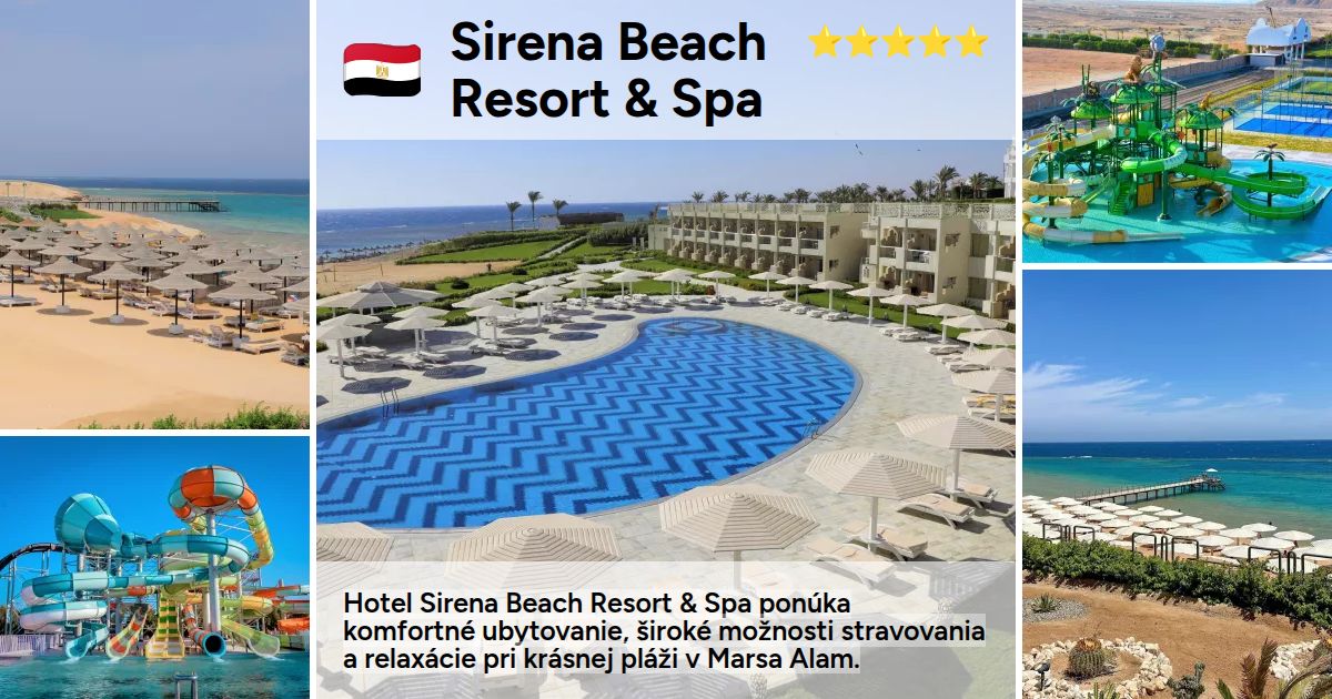 Sirena Beach Resort & Spa (5* Hotel) - Marsa Alam - juh - Marsa Alam - EG