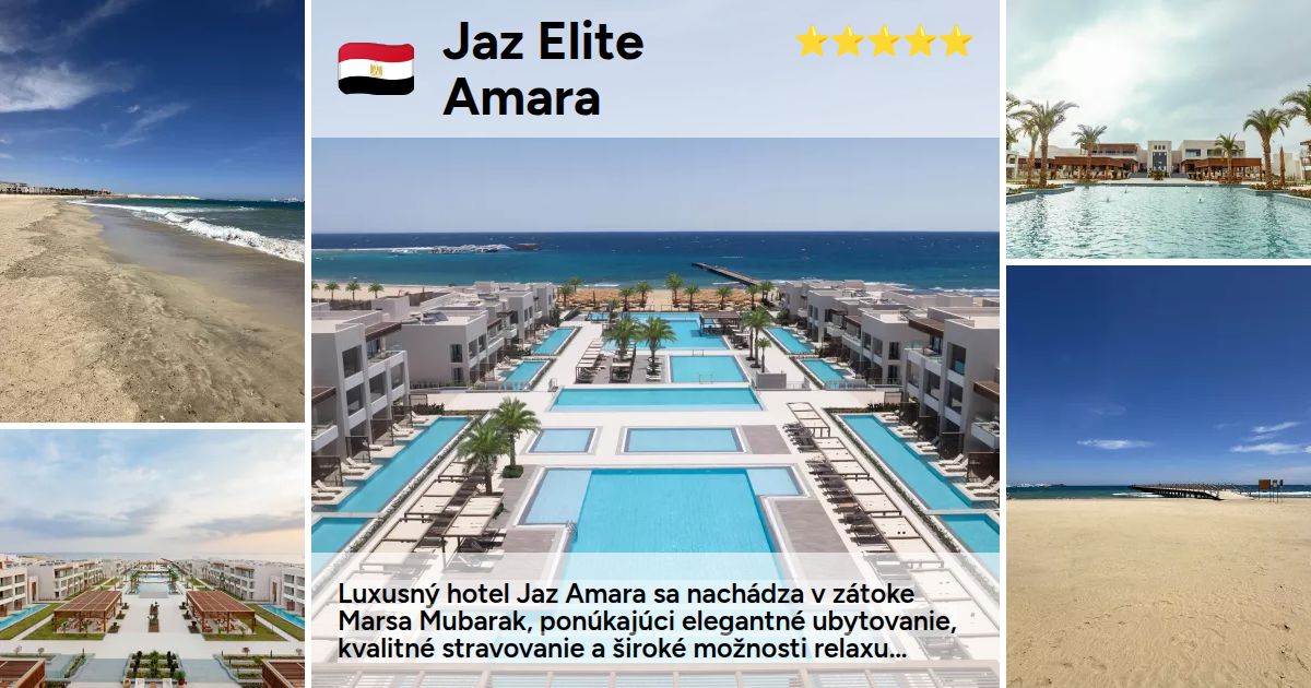 Jaz Elite Amara (5* Hotel) - Marsa Mubarak - Marsa Alam - EG