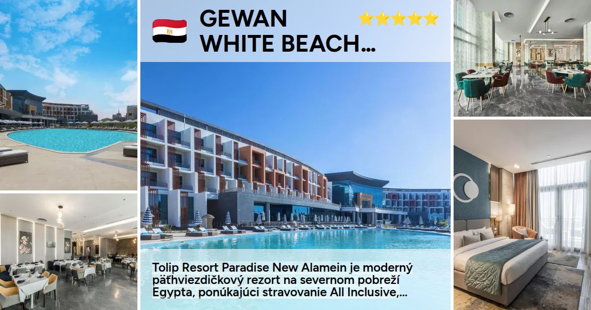 GEWAN WHITE BEACH RESORT (4* Hotel) - El Alamein - Marsa Matrouh - CK ...