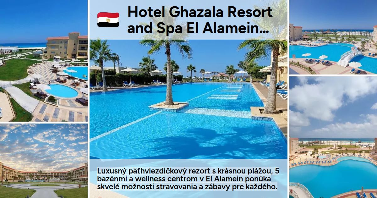 Hotel Ghazala Resort and Spa El Alamein (ex. Rixos Alamein) (5*) - El ...