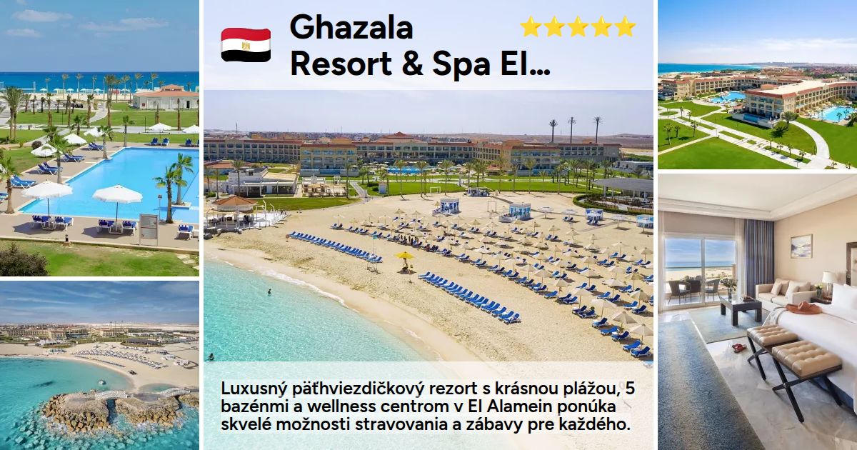 Ghazala Resort & Spa El Alamein (ex. Rixos Alamein) (5* Hotel) - El ...