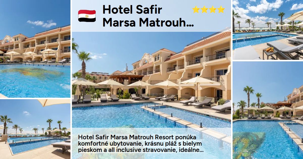 Hotel Safir Marsa Matrouh Resort (4*) - Marsa Matruh Airport - Marsa ...