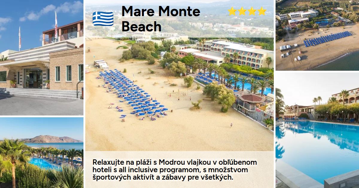 Mare Monte Beach (4* Hotel) - Georgioupolis - Kréta - GR