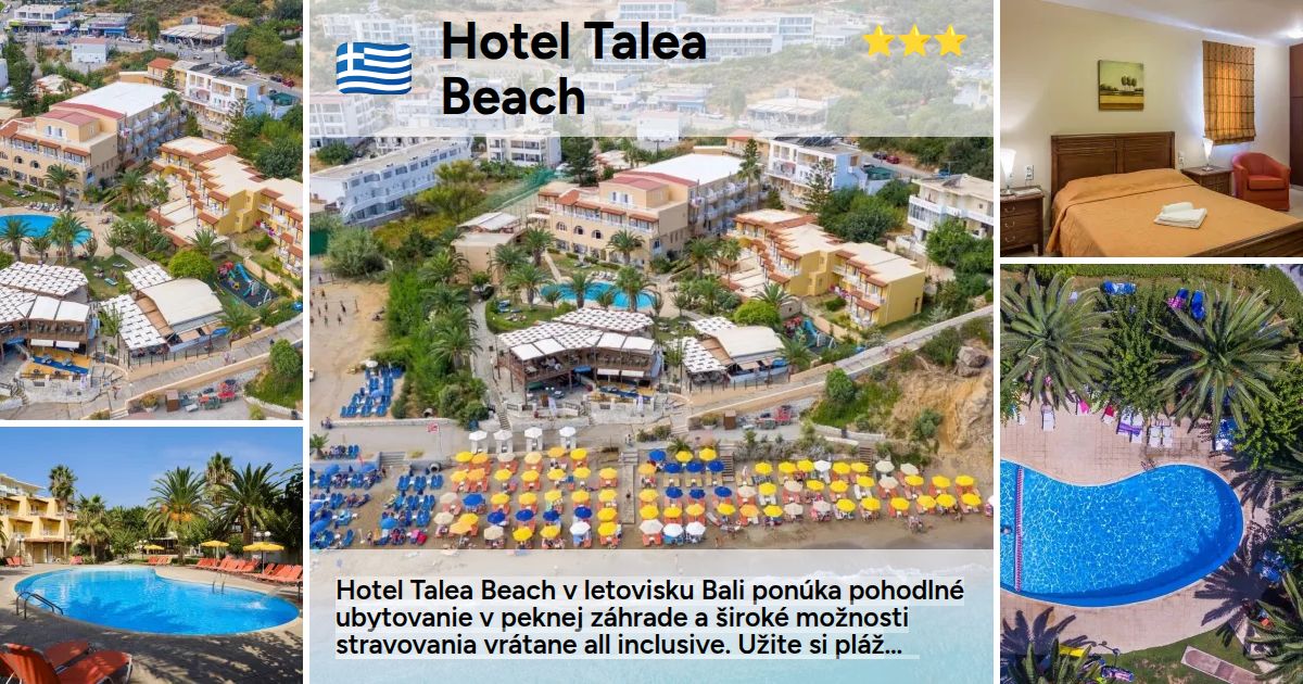 Hotel Talea Beach (3*) - Heraklion - Kréta - GR