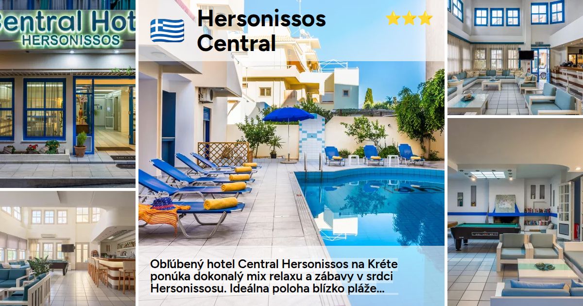 Hersonissos Central (3* Hotel) - Hersonissos - Kréta - CK Solvex