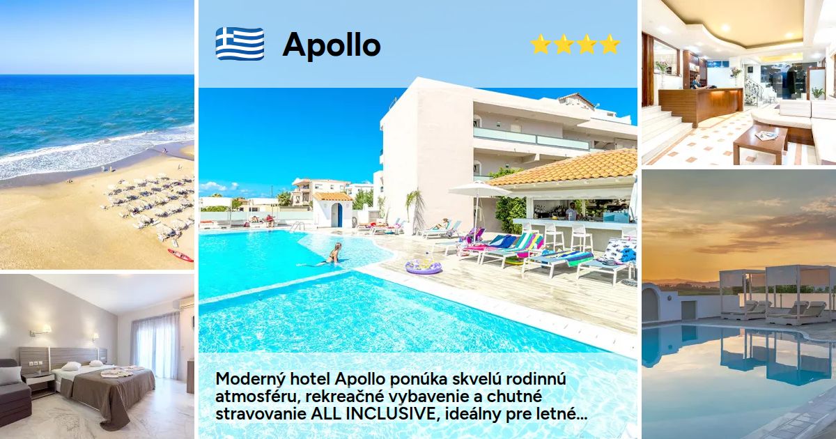 Apollo (4* Hotel) - Kavros - Kréta - CK Solvex