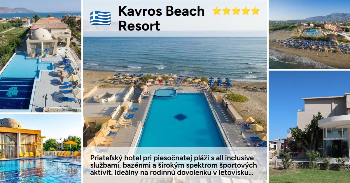 Kavros Beach Resort (3* Hotel) - Kavros - Kréta - GR