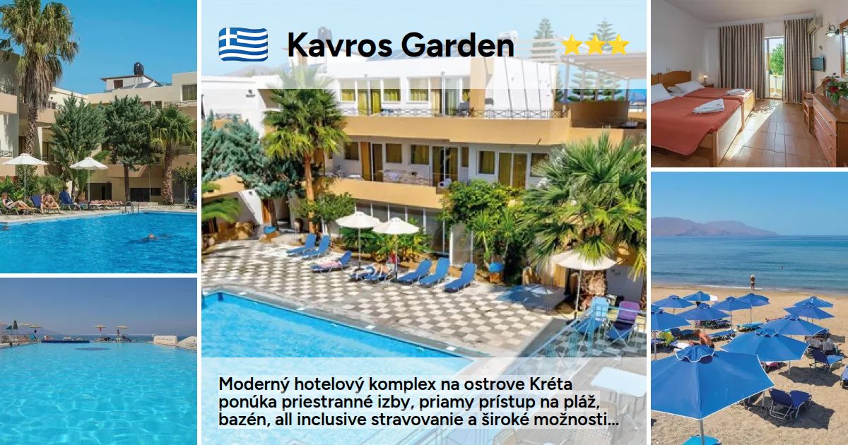 Kavros Garden (3* Hotel) - Kavros - Kréta - CK Tip Travel