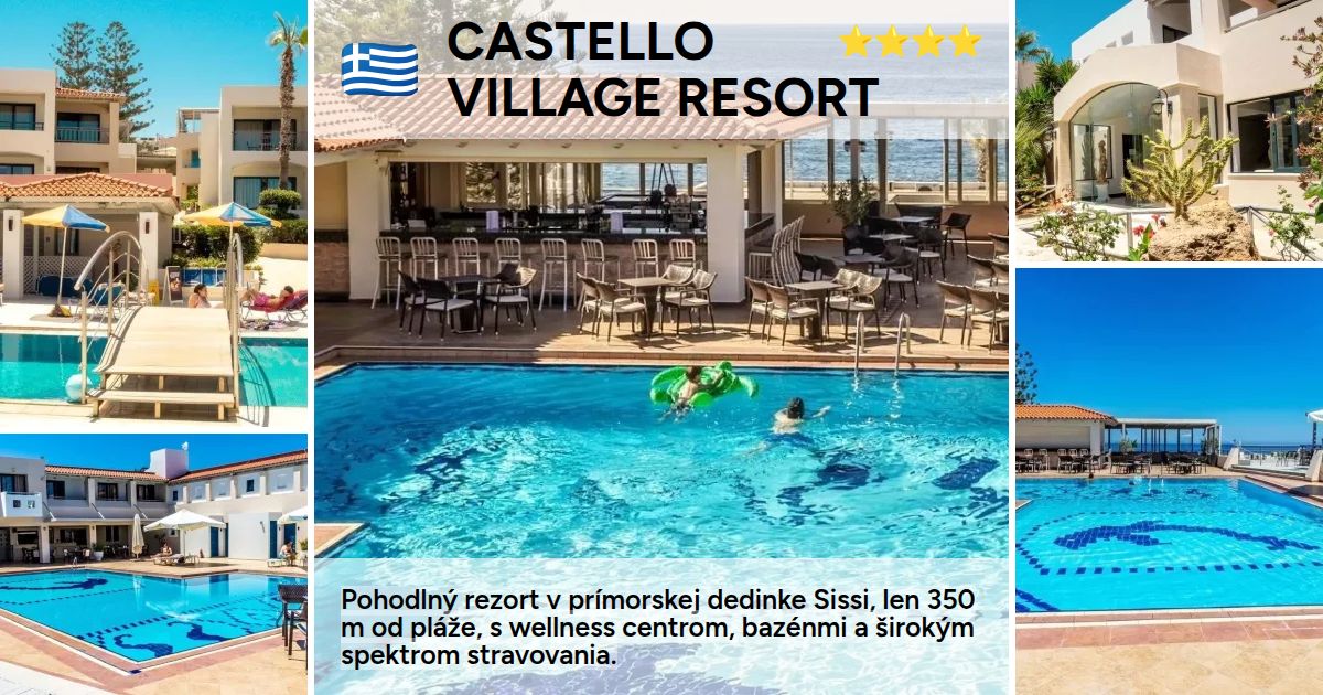 CASTELLO VILLAGE RESORT (4* Hotel) - Sissi - Kréta - GR