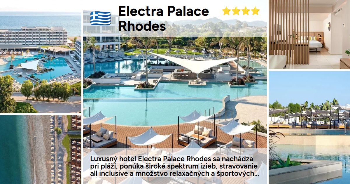 Electra Palace Rhodes (5* Hotel) - Ialyssos - Rhodos - GR