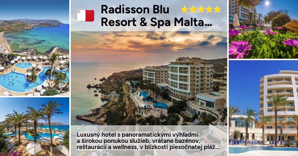Radisson Blu Resort & Spa Malta Golden Sands (5* Hotel) - Malta - CK Čedok