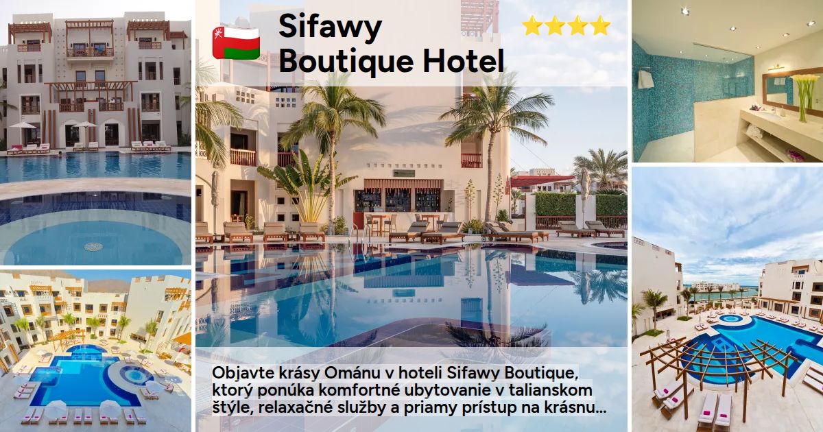 Sifawy Boutique Hotel (4*) - Muscat - Omán - CK Satur