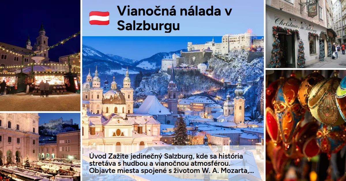 Vianočná nálada v Salzburgu - Rakúsko - AT