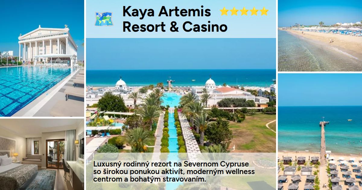 Kaya Artemis Resort & Casino (5* Hotel) - Bafra - Severný Cyprus - CK ...