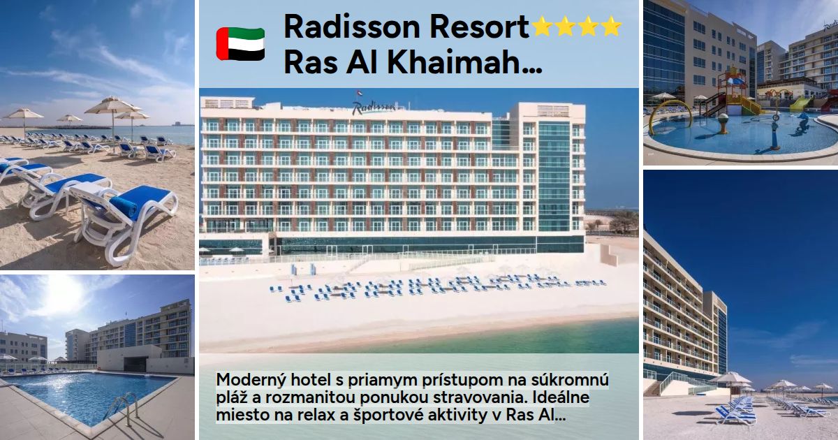 Radisson Resort Ras Al Khaimah Marjan Island (4* Hotel) - Ras Al ...