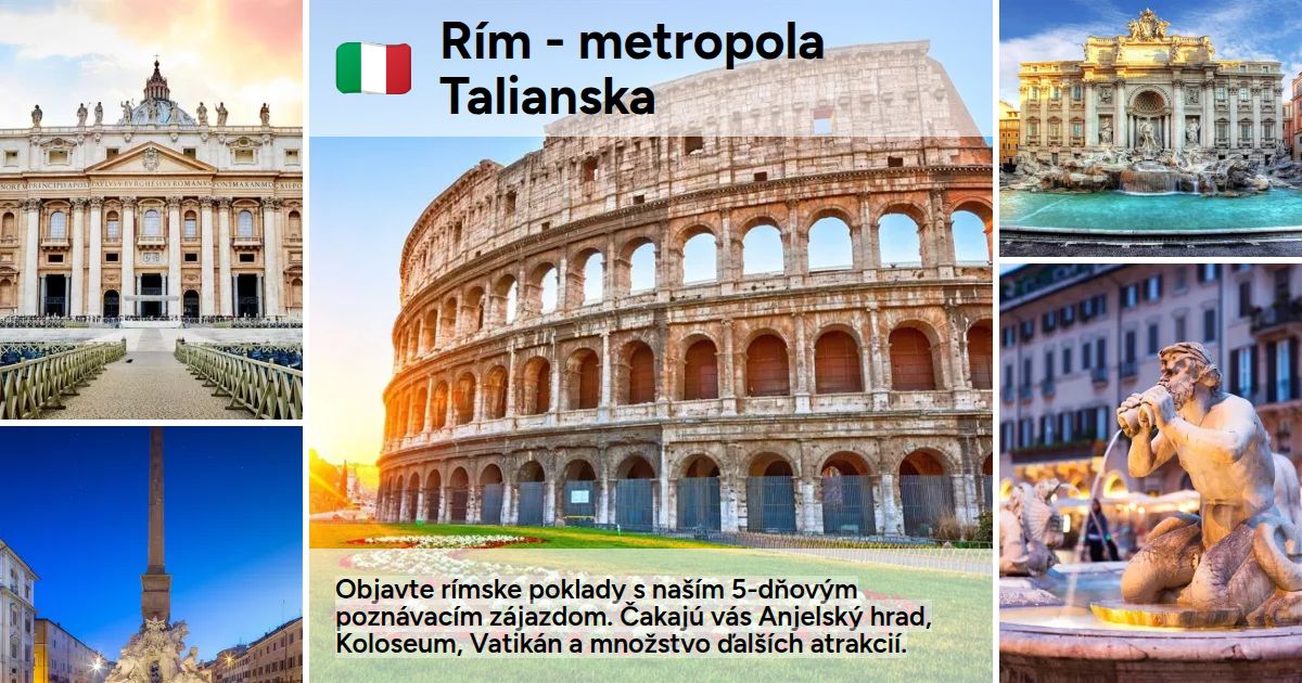 Rím - metropola Talianska - Taliansko - IT