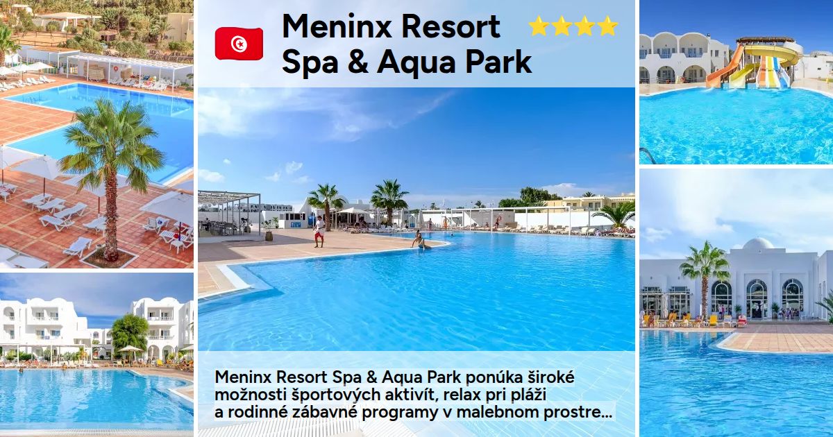 Meninx Resort Spa & Aqua Park (4* Hotel) - Midoun - Djerba - TN