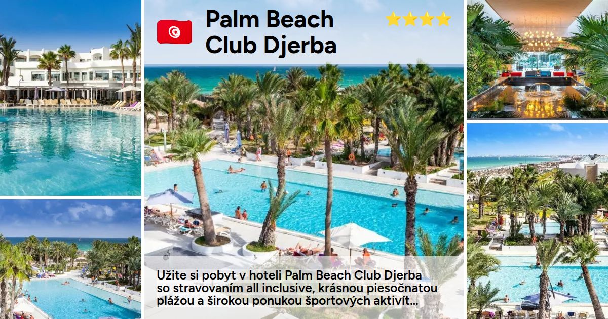 Palm Beach Club Djerba (4* Hotel) - Midoun - Djerba - TN