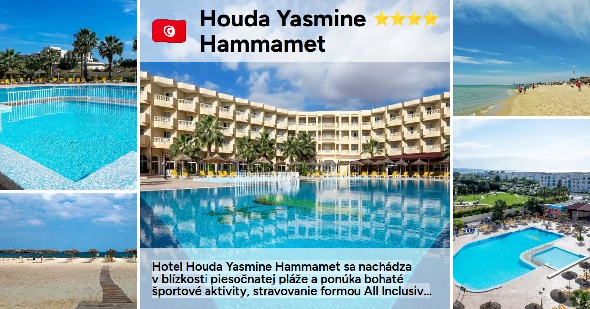 Houda Yasmine Hammamet (4* Hotel) - Hammamet - Tunisko - TN