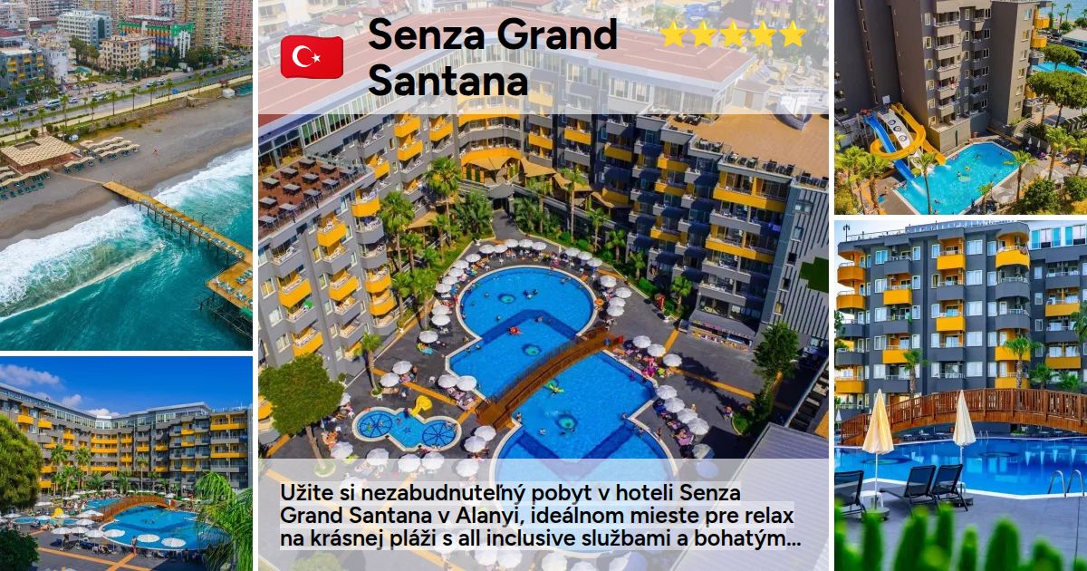 Senza Grand Santana (5* Hotel) - Mahmutlar - Alanya - TR