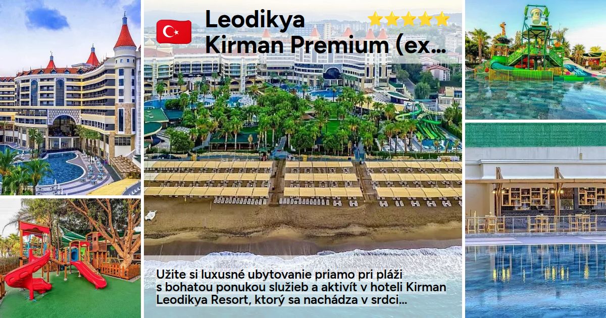 Leodikya Kirman Premium (ex. Kirman Leodikya Resort) (5* Hotel ...