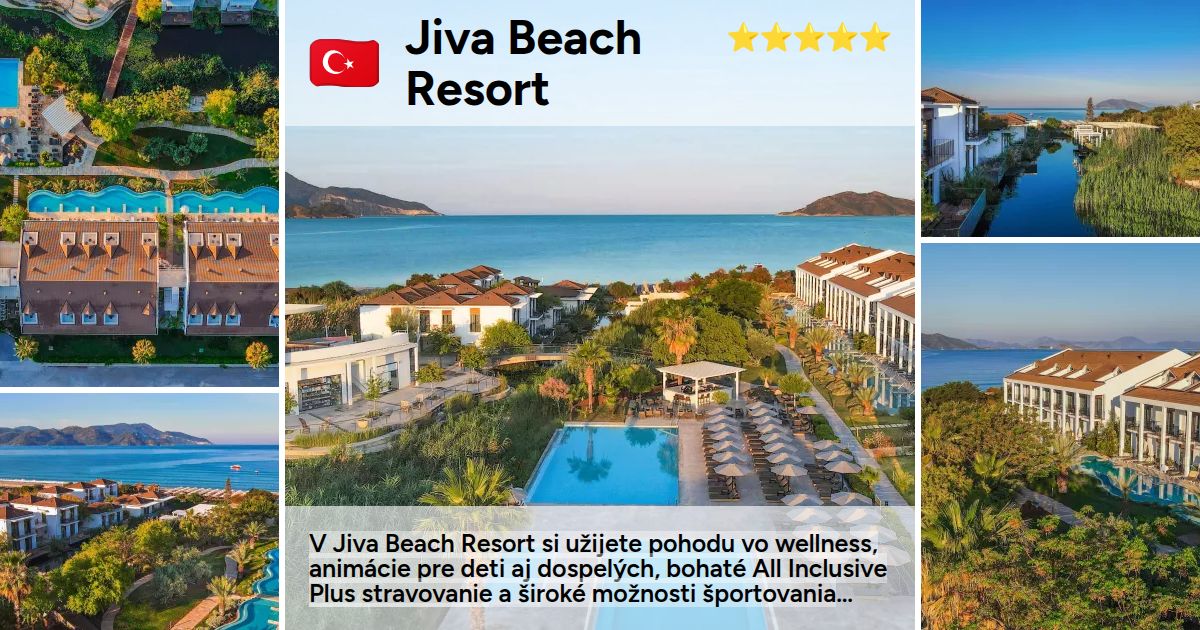 Jiva Beach Resort (5* Hotel) - Egejská riviéra - Fethyie - Turecko - TR