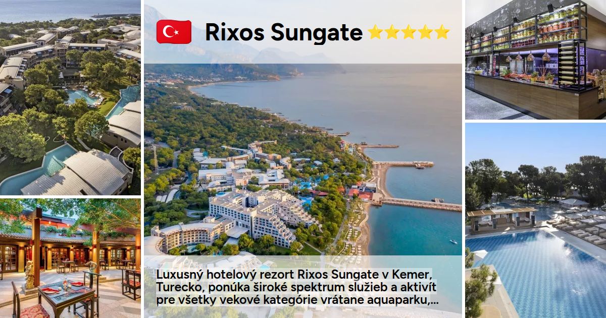 Rixos Sungate (5* Hotel) - Beldibi - Kemer - TR