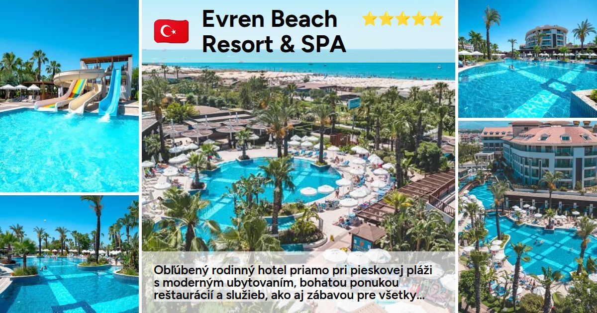 Evren Beach Resort & SPA (5* Hotel) - Evrenseki - Side - CK Hydrotour