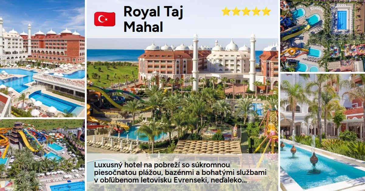 Royal Taj Mahal (5* Hotel) - Evrenseki - Side - CK Kartago Tours